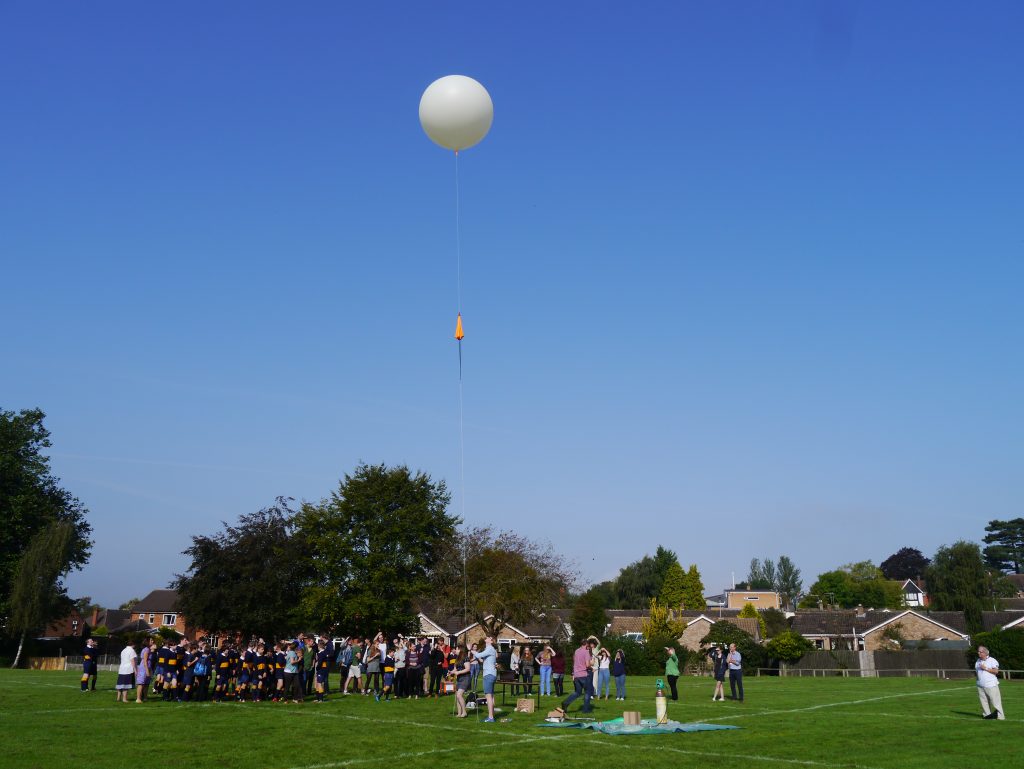 Y13 Student Launches High Altitude Balloon - John Masefield High School