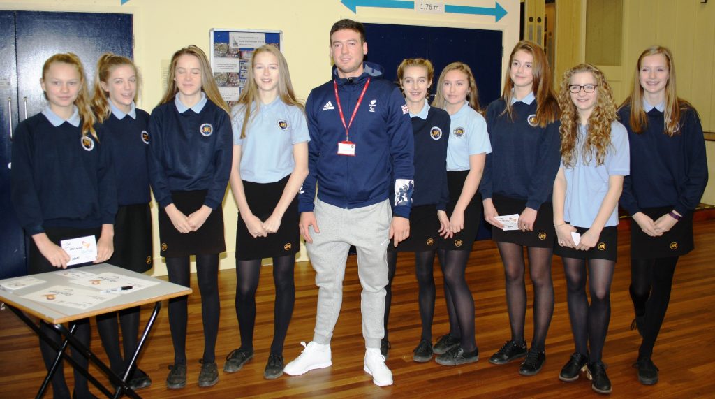 Paralympian Jack Rutter Visits JMHS for County Champions Sports ...