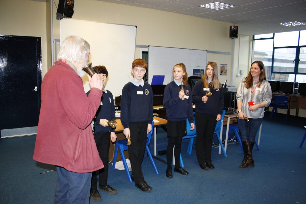 Students Participate in Bell Ringing Project - John Masefield High School