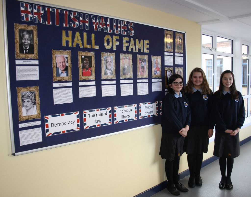 British Values Hall of Fame 2018 - John Masefield High School