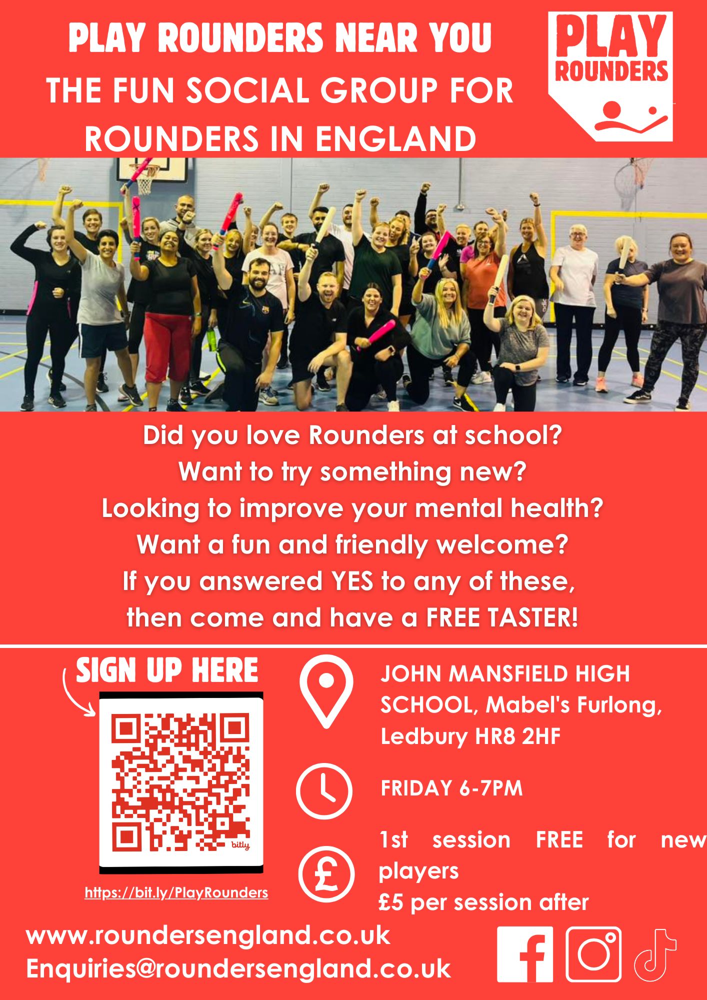 Play Rounders at JMHS - John Masefield High School