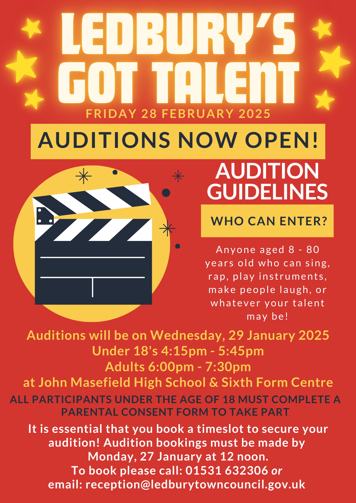 Ledbury's Got Talent - Auditions - John Masefield High School